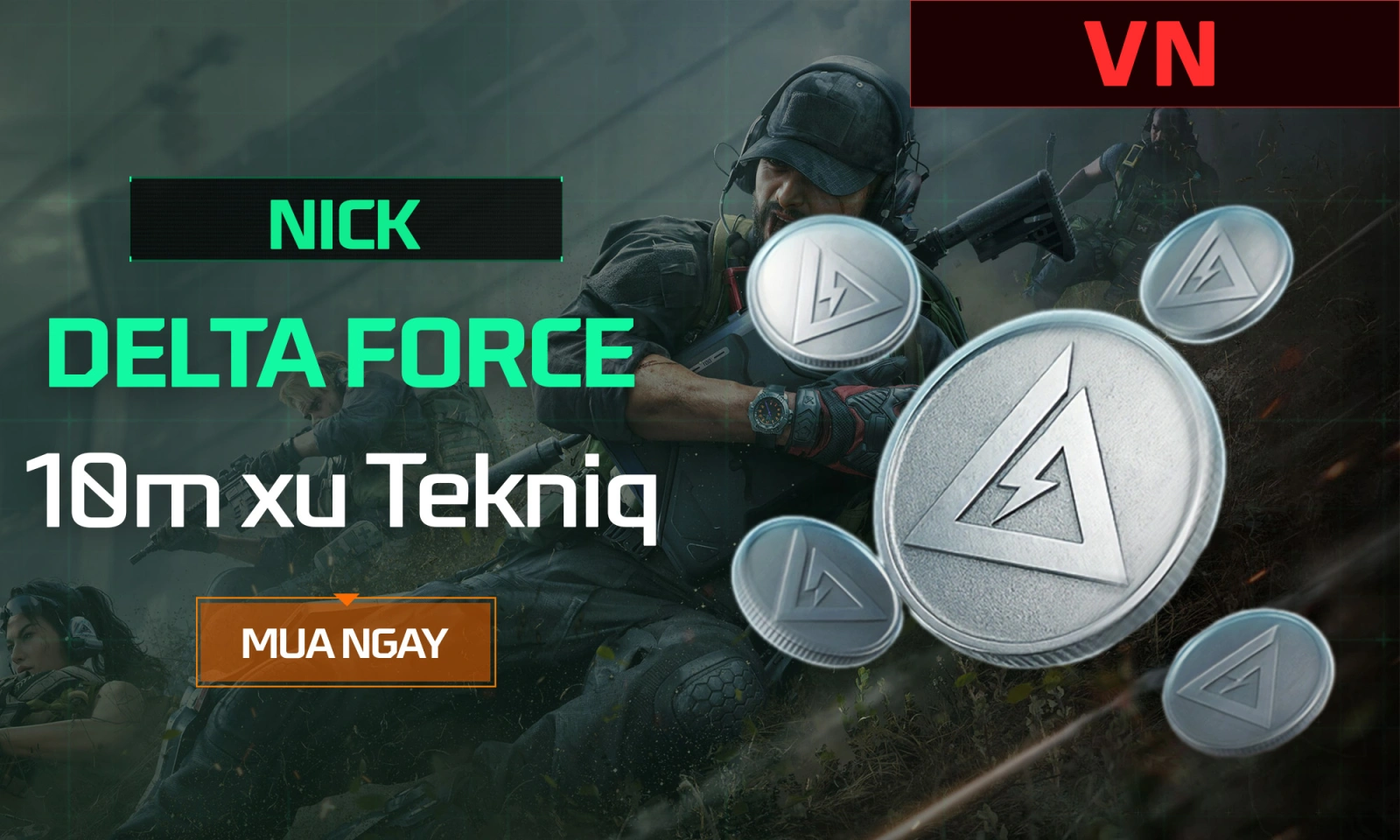 Shop Acc Delta Force Mobile Và PC Uy Tín, Giá Rẻ Số #1
