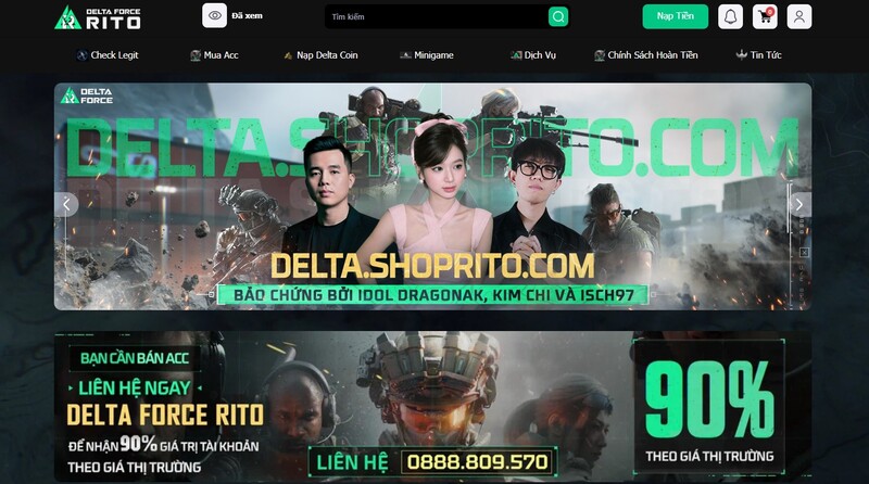 Cách mua acc Delta Force an toàn, nhận biết shop bán acc uy tín