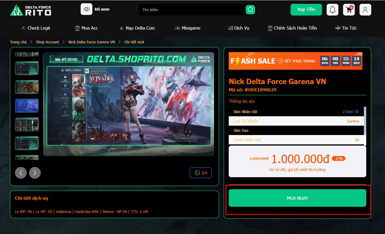 Nên Mua Acc Delta Force Hay Tự Cày? So Sánh Chi Tiết Từ A-Z